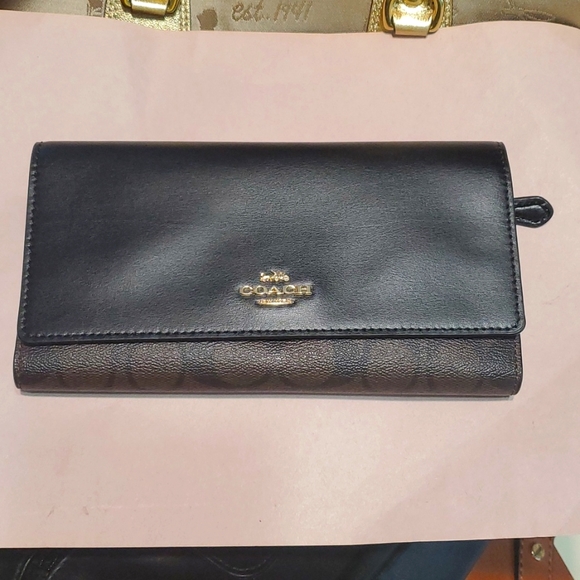 Coach | Bags | Coach Monogram Long Wallet | Poshmark